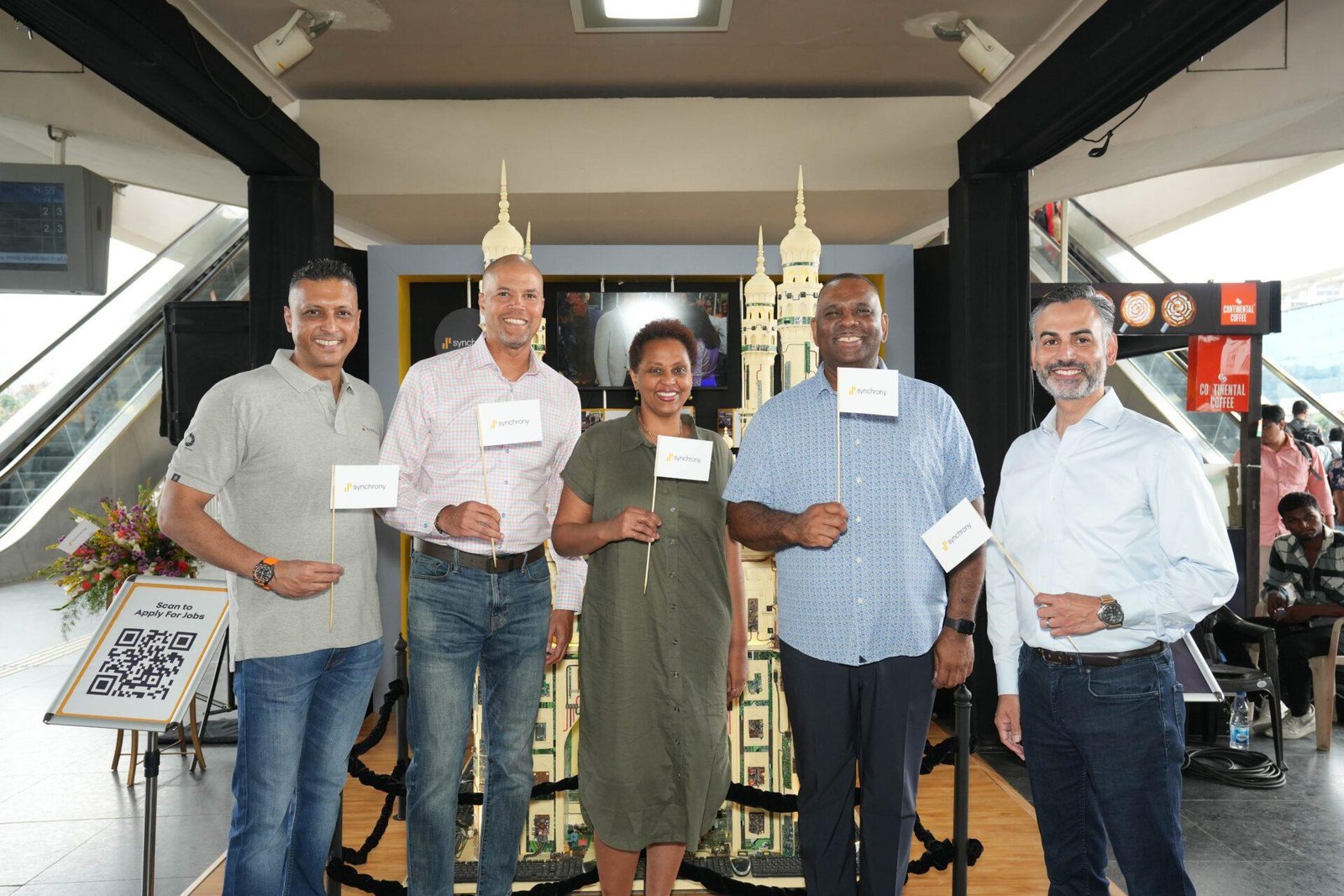 Synchrony installs Charminar from E-Waste at Raidurg Metro | FridayWall